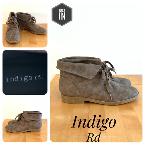 Indigo | Shoes | Indigo Rd Taupe Ankle Boots Size 7m | Poshmark